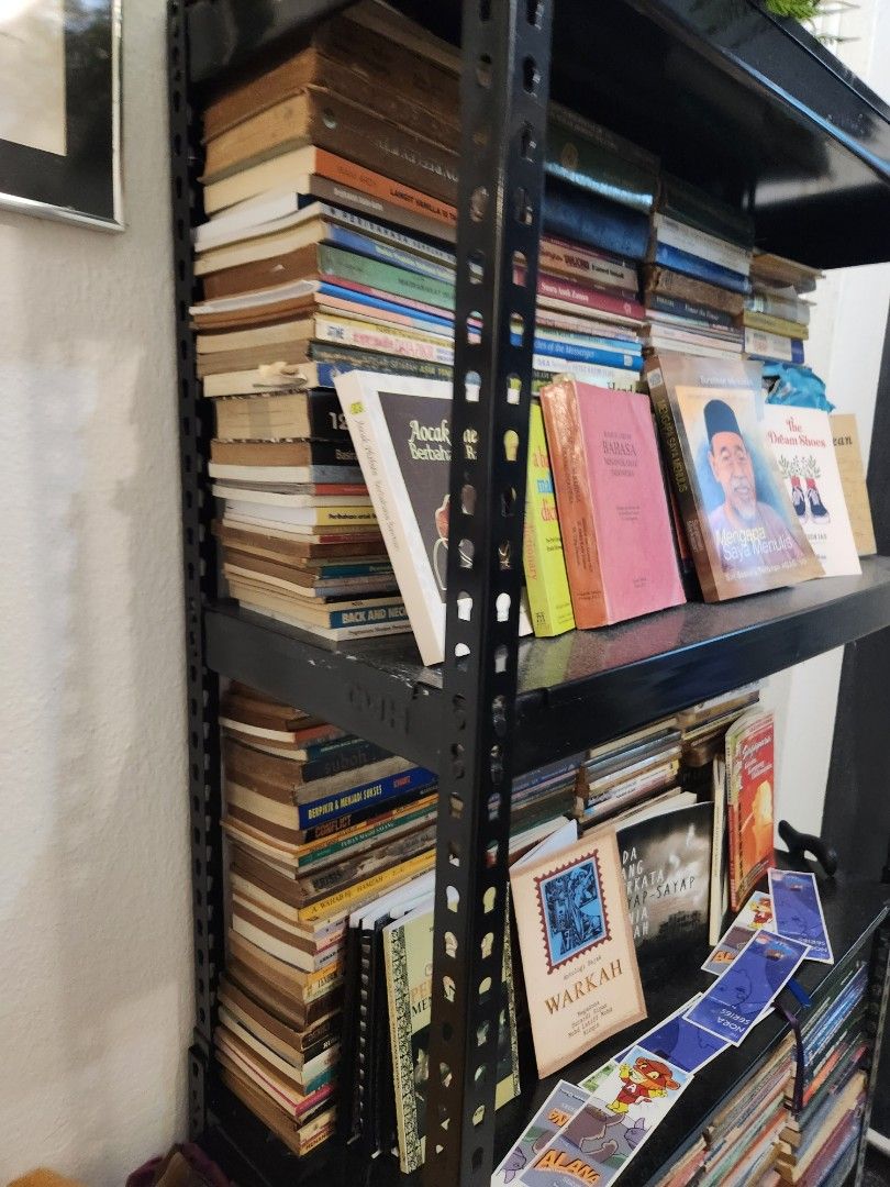 Metal book rack, Furniture & Home Living, Furniture, Shelves, Cabinets ...