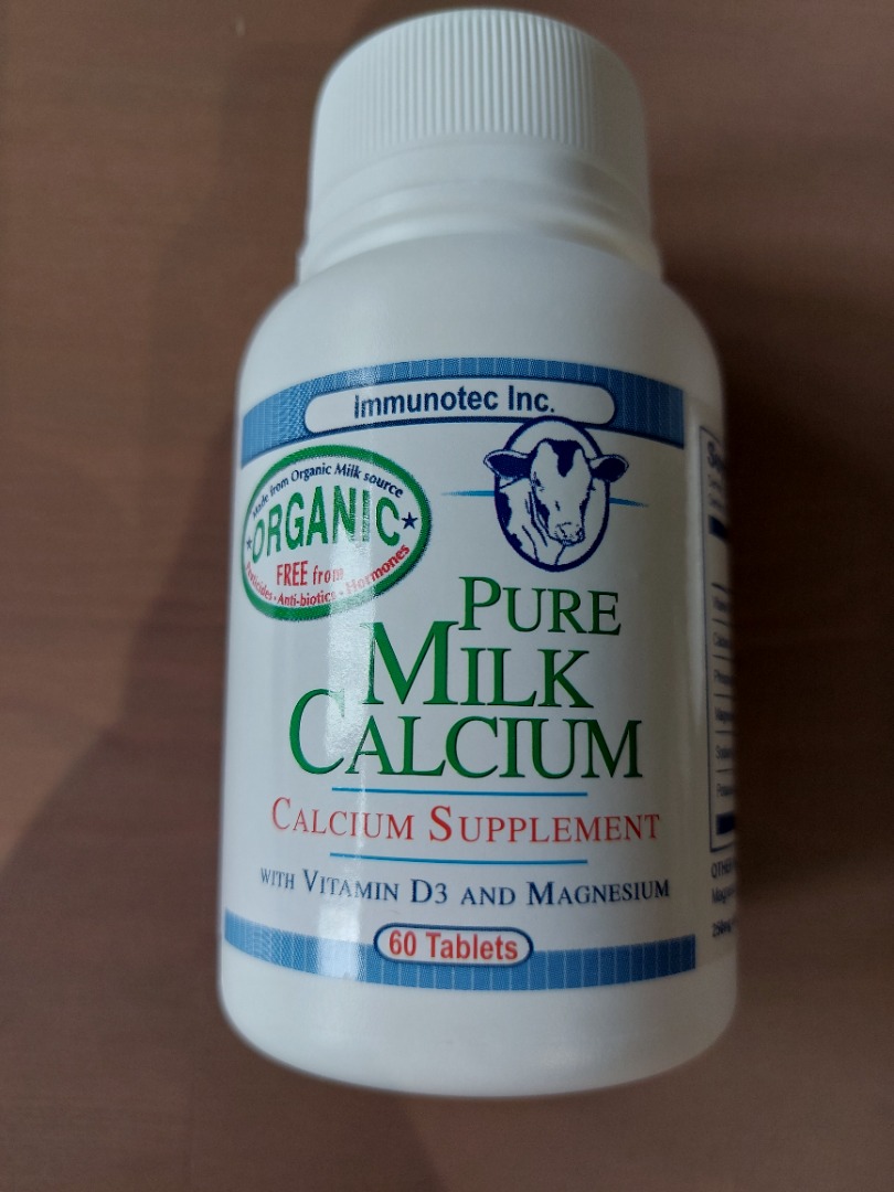 milk calcium supplement tablet, Health & Nutrition, Health Supplements ...