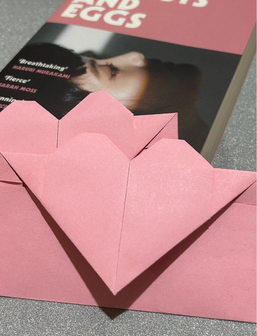 mini japanese origami heart envelopes (baby pink), Hobbies & Toys ...