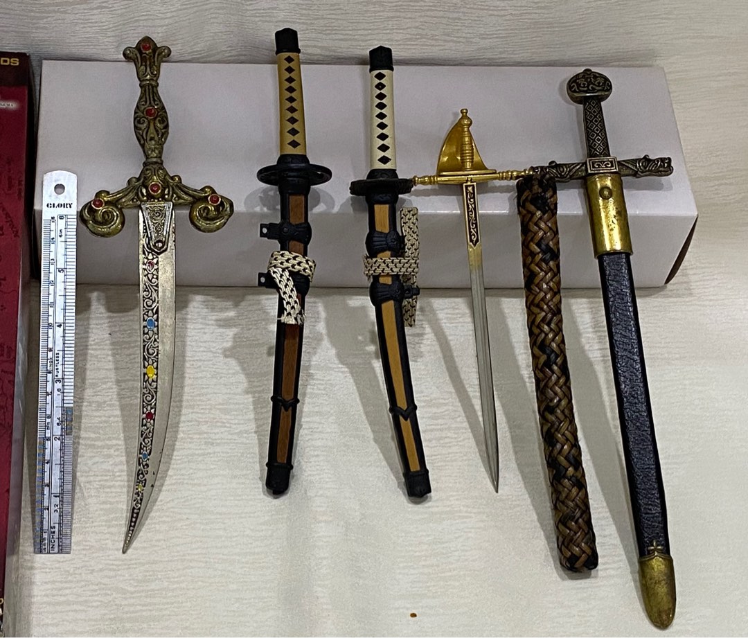 Miniature Swords, Hobbies & Toys, Memorabilia & Collectibles, Vintage ...