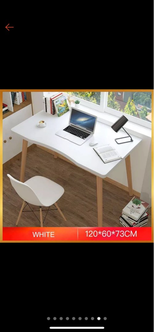 Minimalist Modern Computer Table / Nordic Style Student Household Study ...