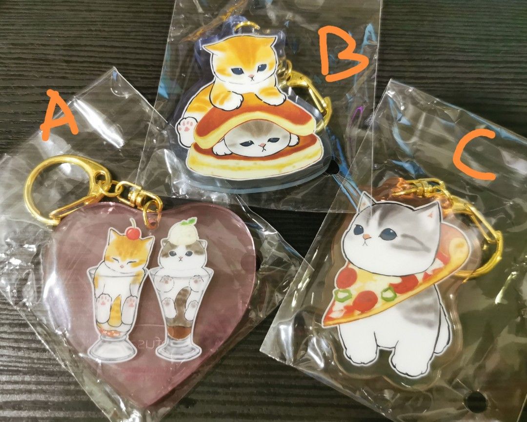 Mofusand Keychains, Hobbies & Toys, Toys & Games on Carousell