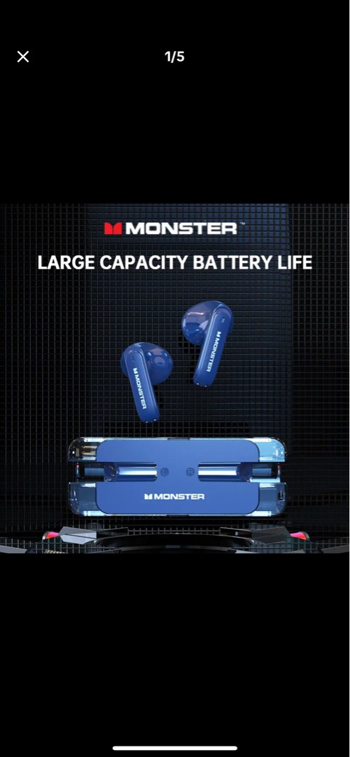 Monster XkT08, Audio, Earphones on Carousell