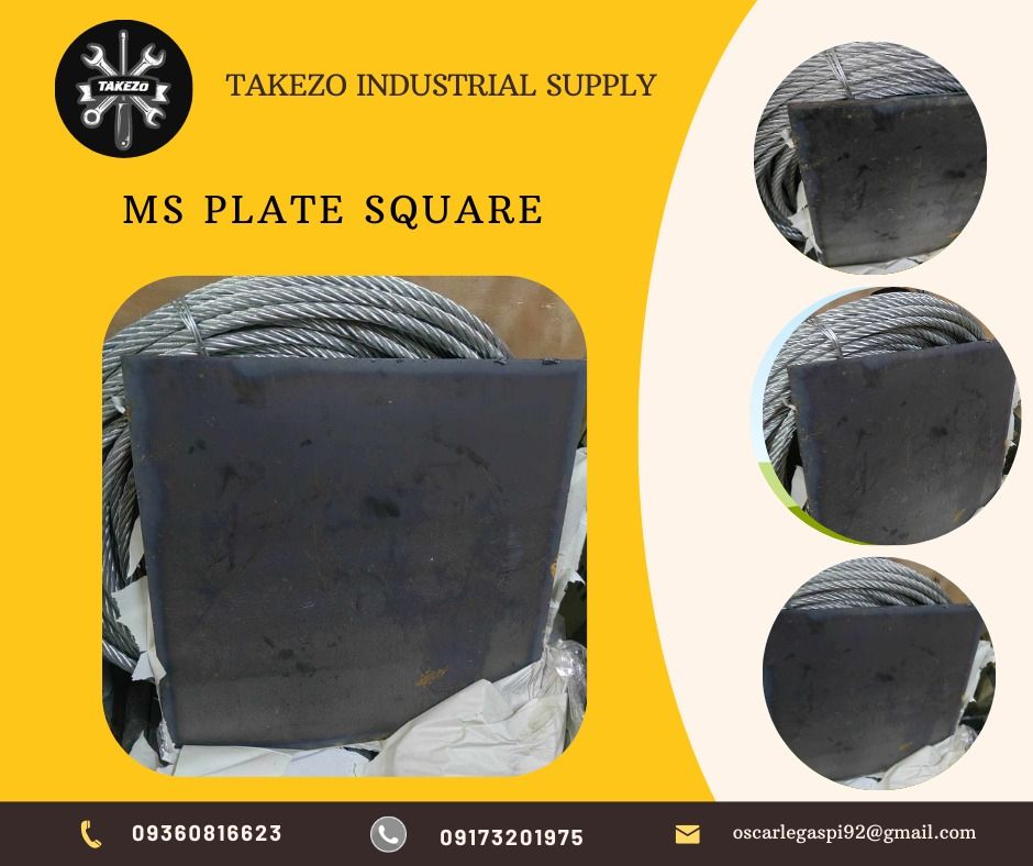 Ms Plate Square, Commercial & Industrial, Construction Tools ...
