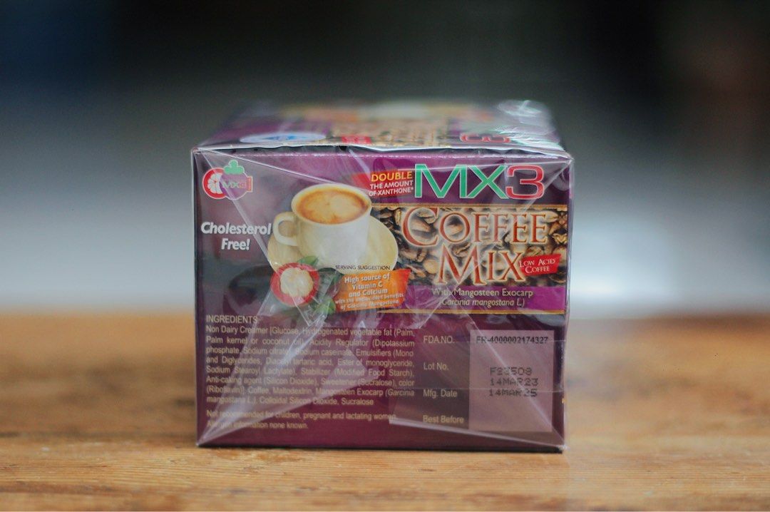 MX3 Instant Coffee Mix (only P150 per box), Health & Nutrition, Health ...