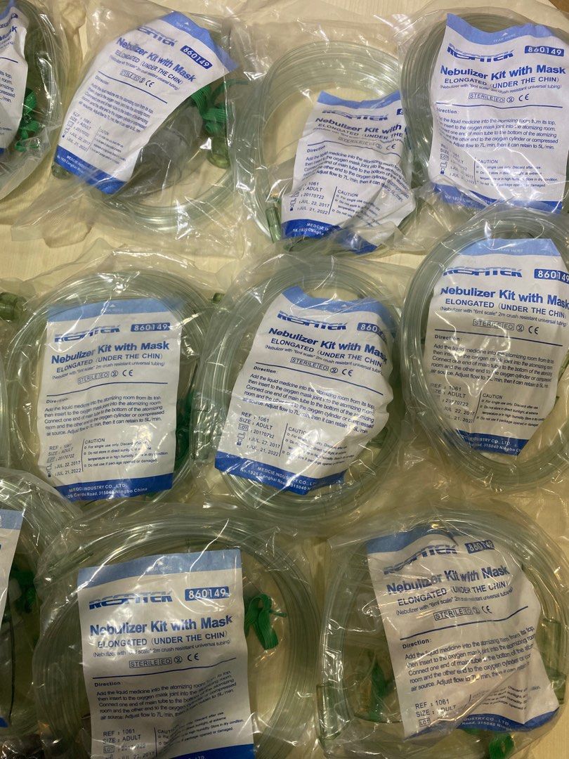 Nebulizer kit with Mask, Health & Nutrition, Medical Supplies & Tools ...