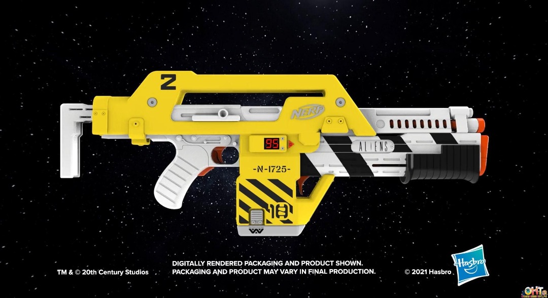 NERF Aliens Pulse Rifle M41A Cosplay Flywheel Automatic on Carousell