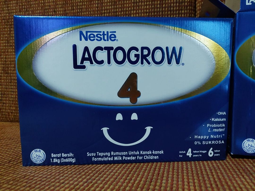 Nestle Lactogrow 4 Refill (5 x 600g), Babies & Kids, Nursing & Feeding ...