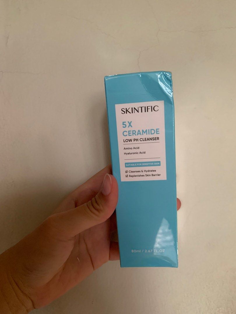 NEW DEFECT BOX skintific 5x ceramide low ph cleanser 80ml exp 2026 ...