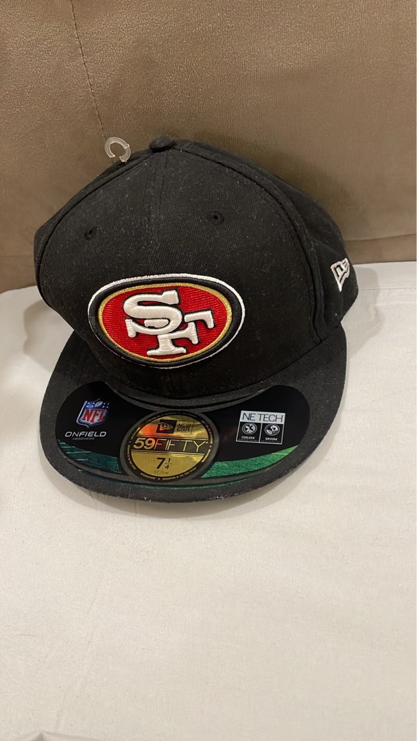 New Era Black 49er’s Cap, Men's Fashion, Watches & Accessories, Caps ...