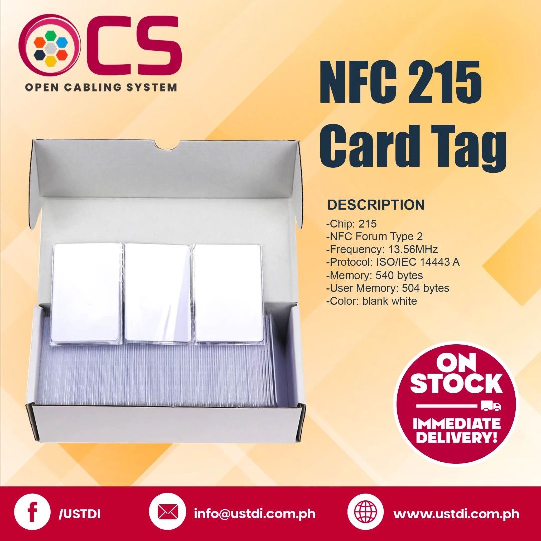 NFC 215 Card Tag, Furniture & Home Living, Home Improvement & Organization, Home Improvement ...