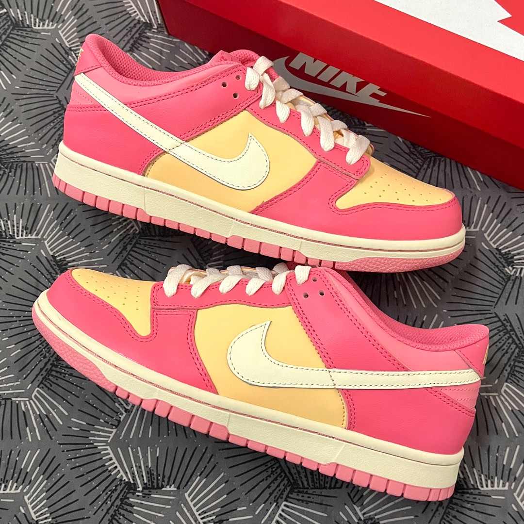 Nike Dunk Low GS Strawberry Peach Cream Womens on Carousell
