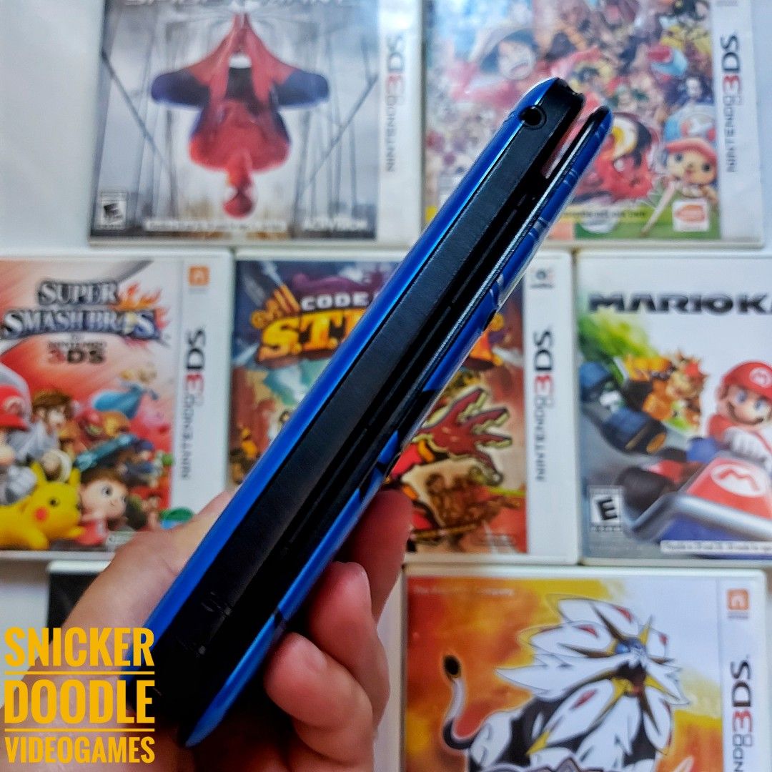 Nintendo 3DS XL Pokemon XY Blue CFW Bundle Original on Carousell