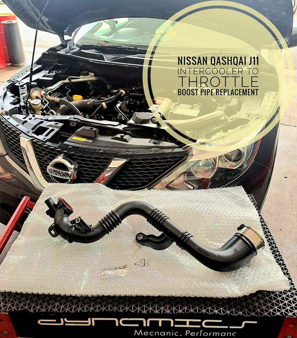 Nissan QashQai J11: Intercooler to Throttle body Piping replacement ...