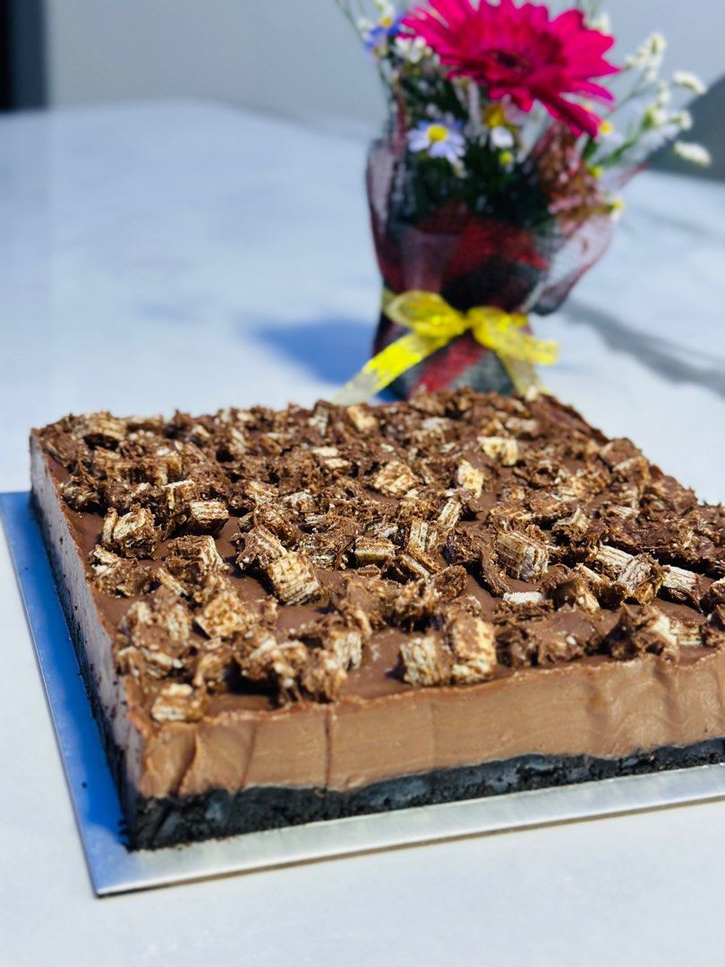 Non Baked Nutella Cheese Cake, Food & Drinks, Homemade Bakes on Carousell