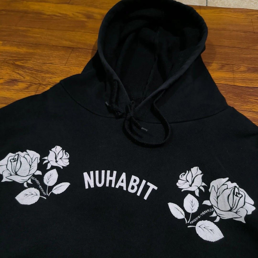 NUHABIT HOODIE ORIGINAL, Fesyen Pria, Pakaian , Baju Luaran di Carousell