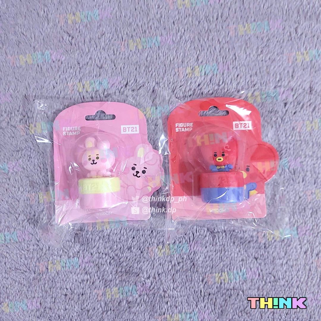 ON HAND BT21 Baby Figure Stamp ( tata cooky bts taehyung jungkook ...