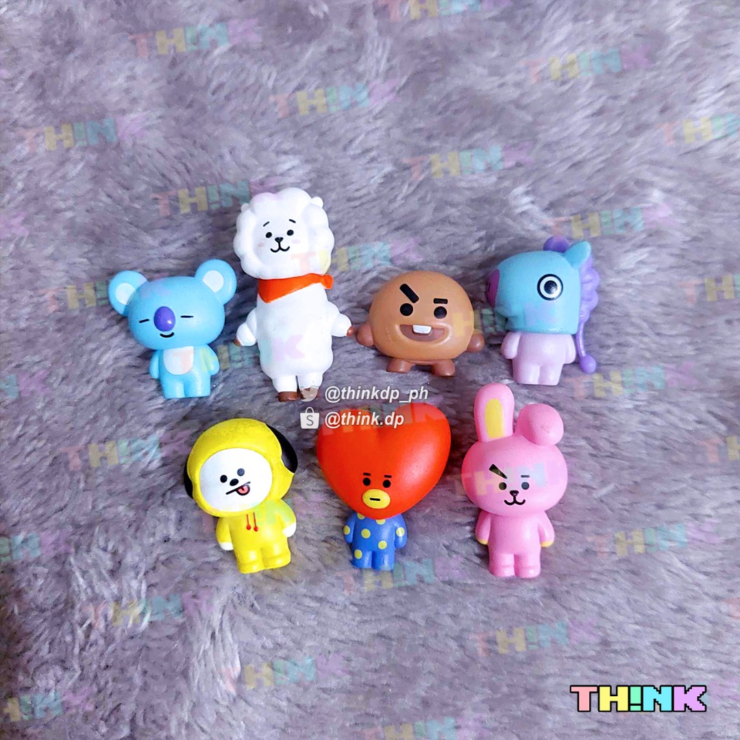 ON HAND BT21 Mini Figure ( bts koya rj shooky mang chimmy tata cooky ) on Carousell