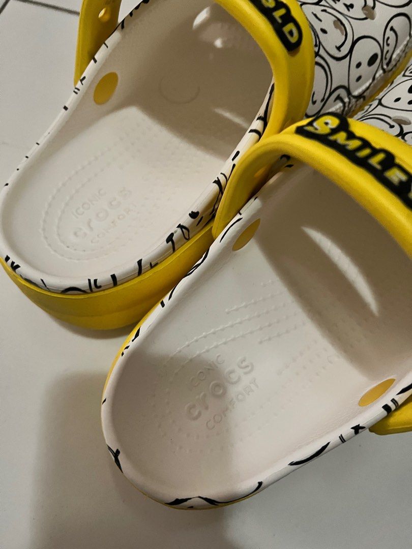 Original Crocs Smiley world collection clogs on Carousell