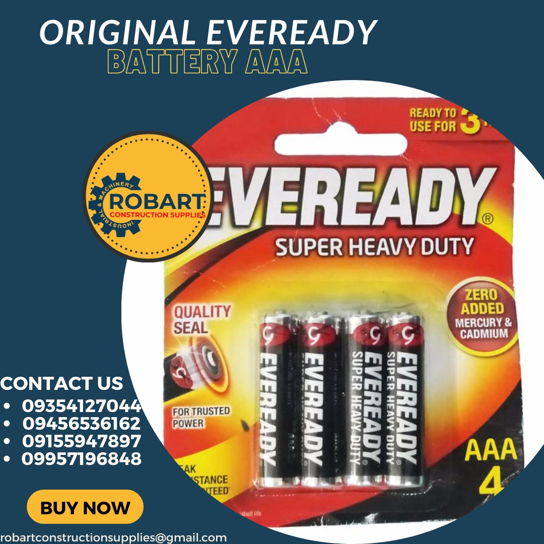 ORIGINAL EVEREADY BATTERY AAA, Commercial & Industrial, Construction ...