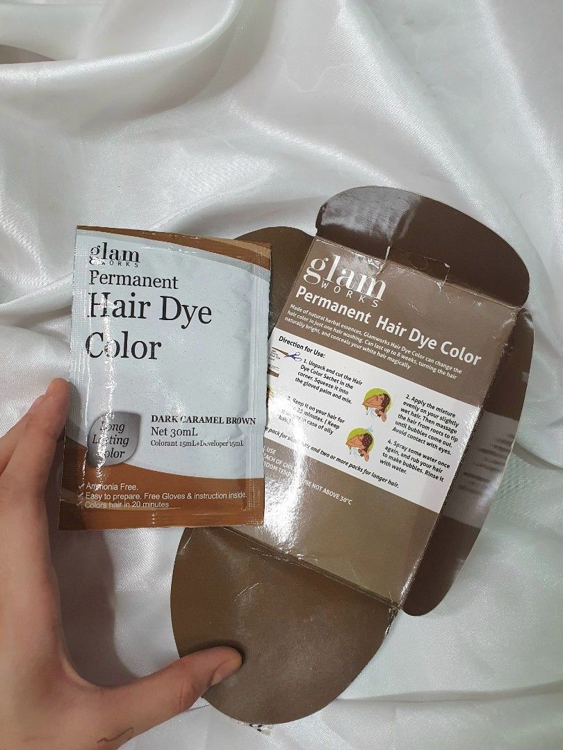 ORIGINAL GLAM HAIR COLOR SHAMPOO DARK BROWN hair color permanent on ...