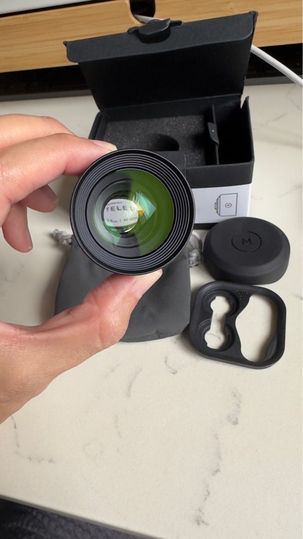 Original Moment 58mm Tele Lens (M Series) Used ONCE, Photography, Lens ...