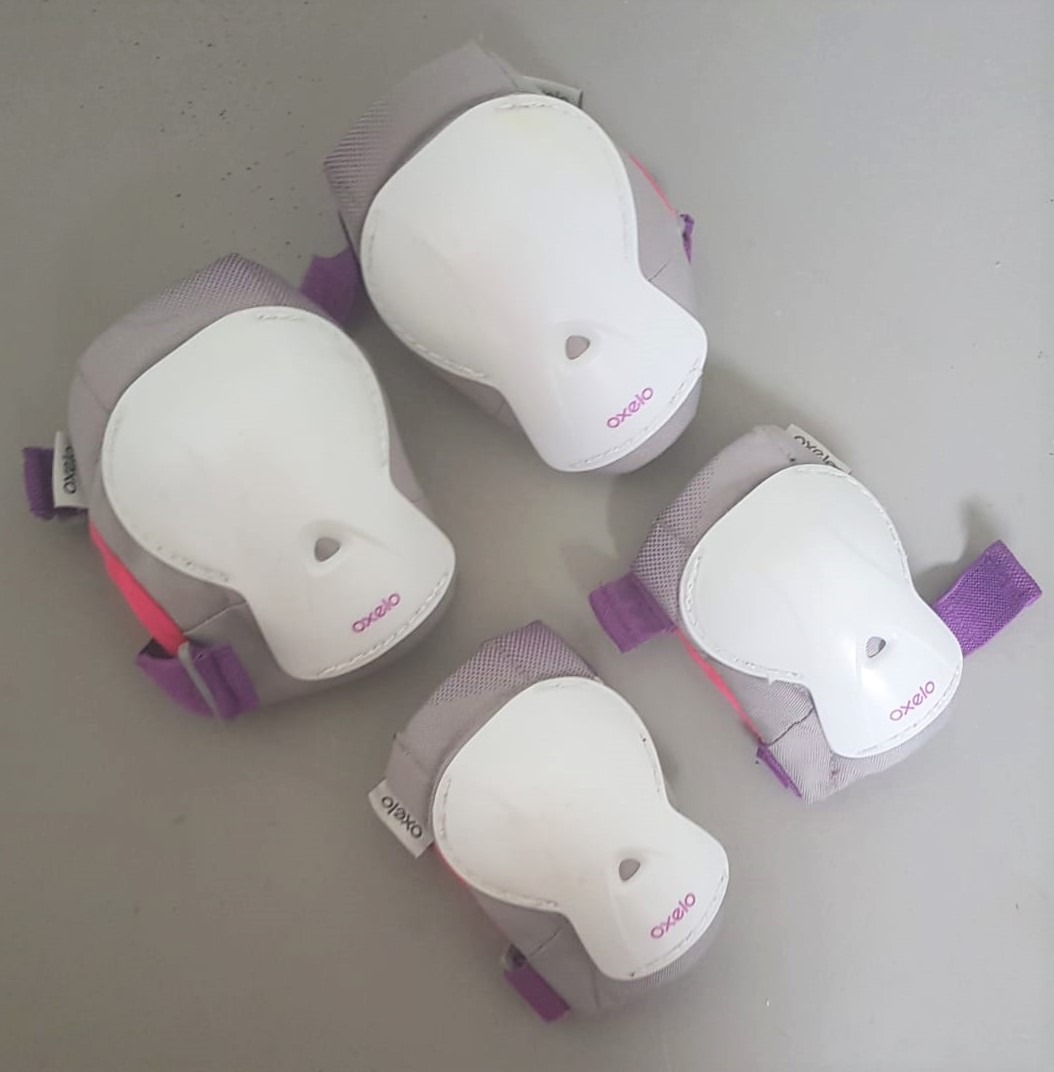 Oxelo Protection Play Set in Purple, XXS, Oxelo Knee Pads, Oxelo Elbow ...