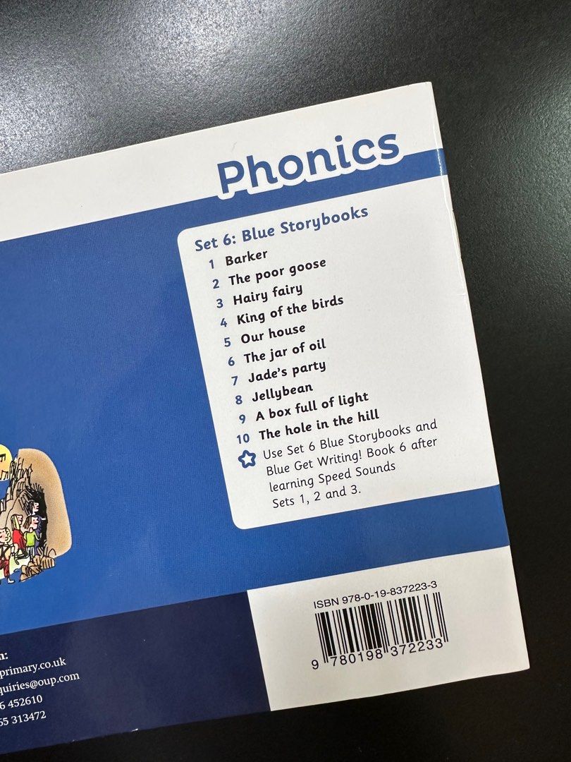 OXFORD RWI Phonics Set 6 Blue Storybooks 藍色, 興趣及遊戲, 書本 & 文具, 小說 & 故事書 ...