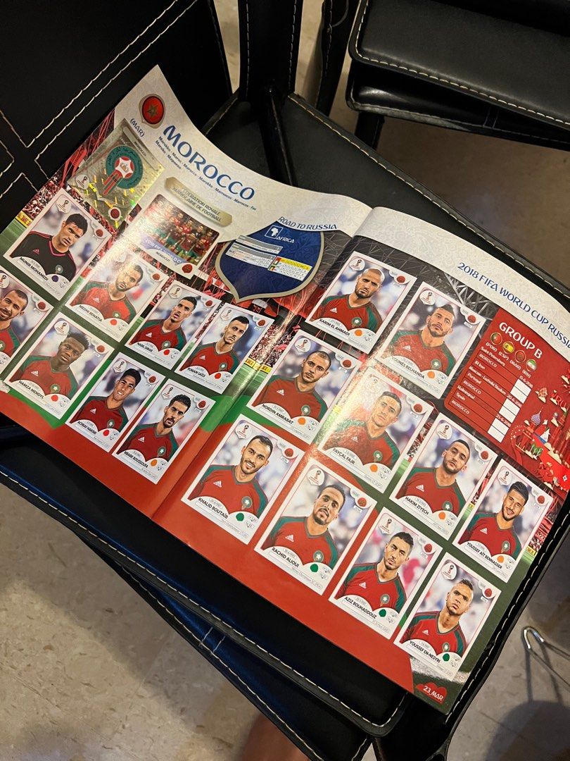 Panini Fifa World Cup Football Soccer Sticker Book Russia 2018 ...