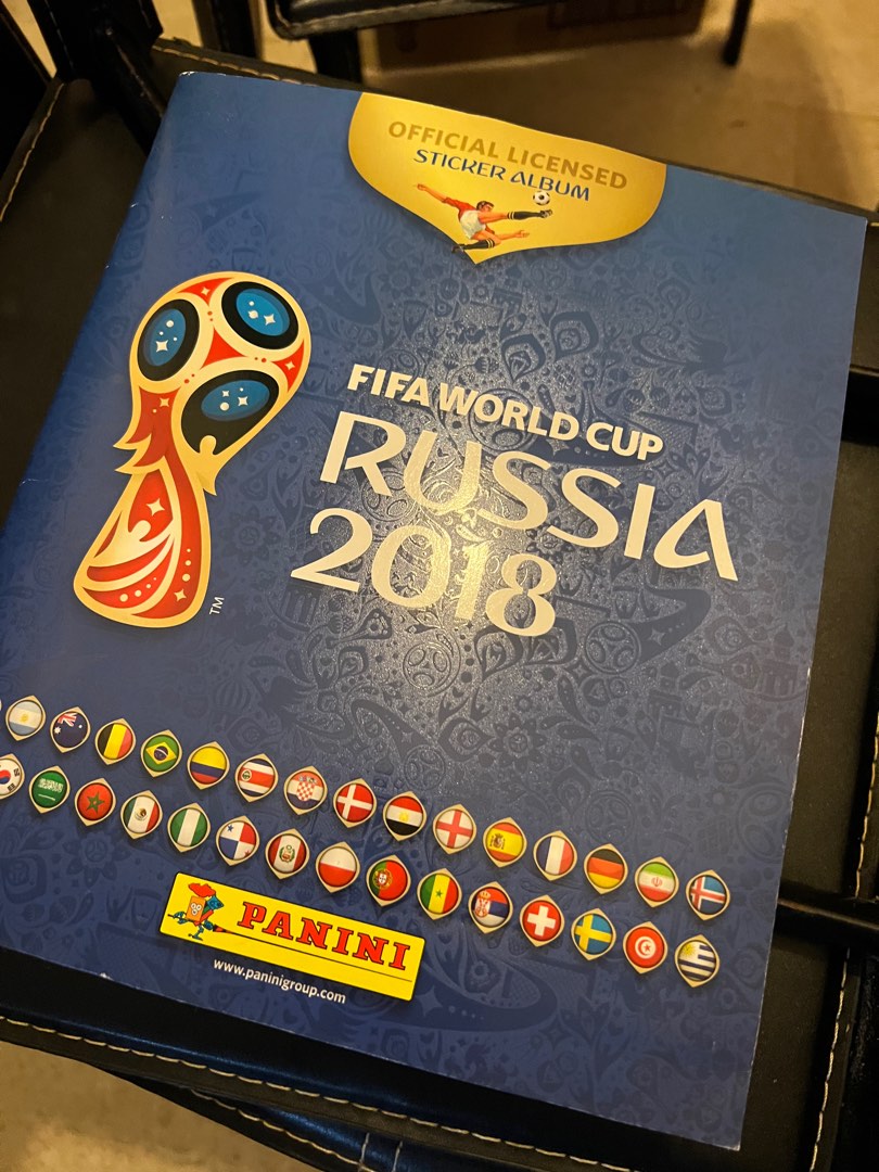Panini Fifa World Cup Football Soccer Sticker Book Russia 2018 ...