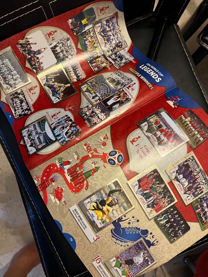 Panini Fifa World Cup Football Soccer Sticker Book Russia 2018 ...