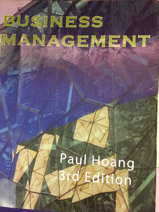 Paul Hoang 3rd edition Business Management, Hobbies & Toys, Books ...