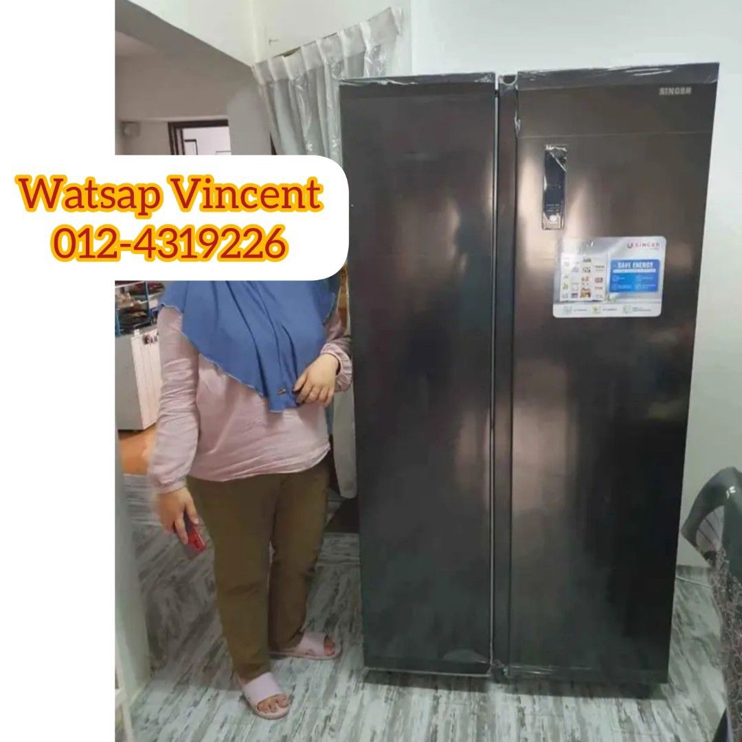 Peti Ais Side By Side 592L Inverter Ansuran Kedai, Looking For on Carousell