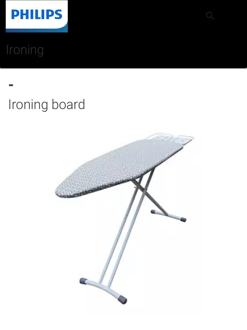 Philips Iron Board, TV & Home Appliances, Irons & Steamers on Carousell
