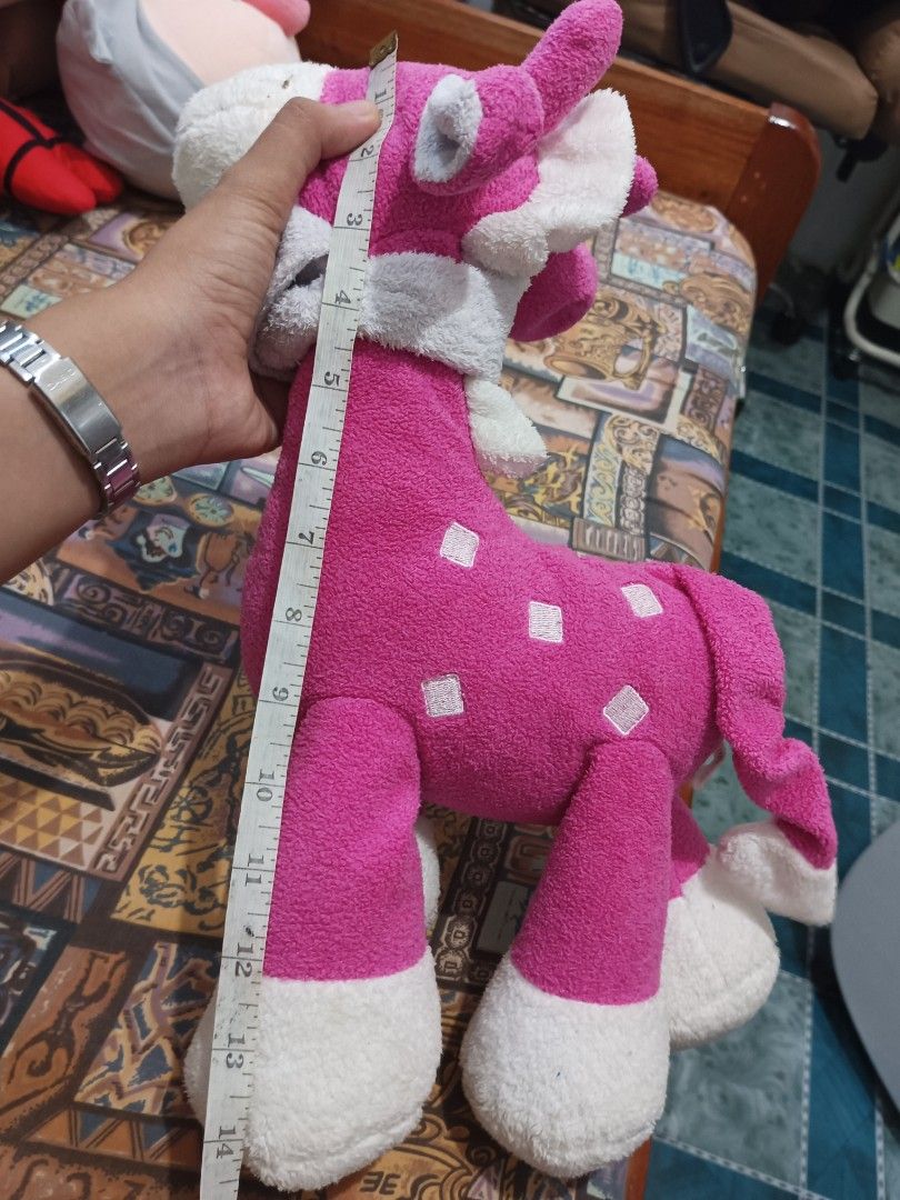 Pink Giraffe Large Size Plushie on Carousell