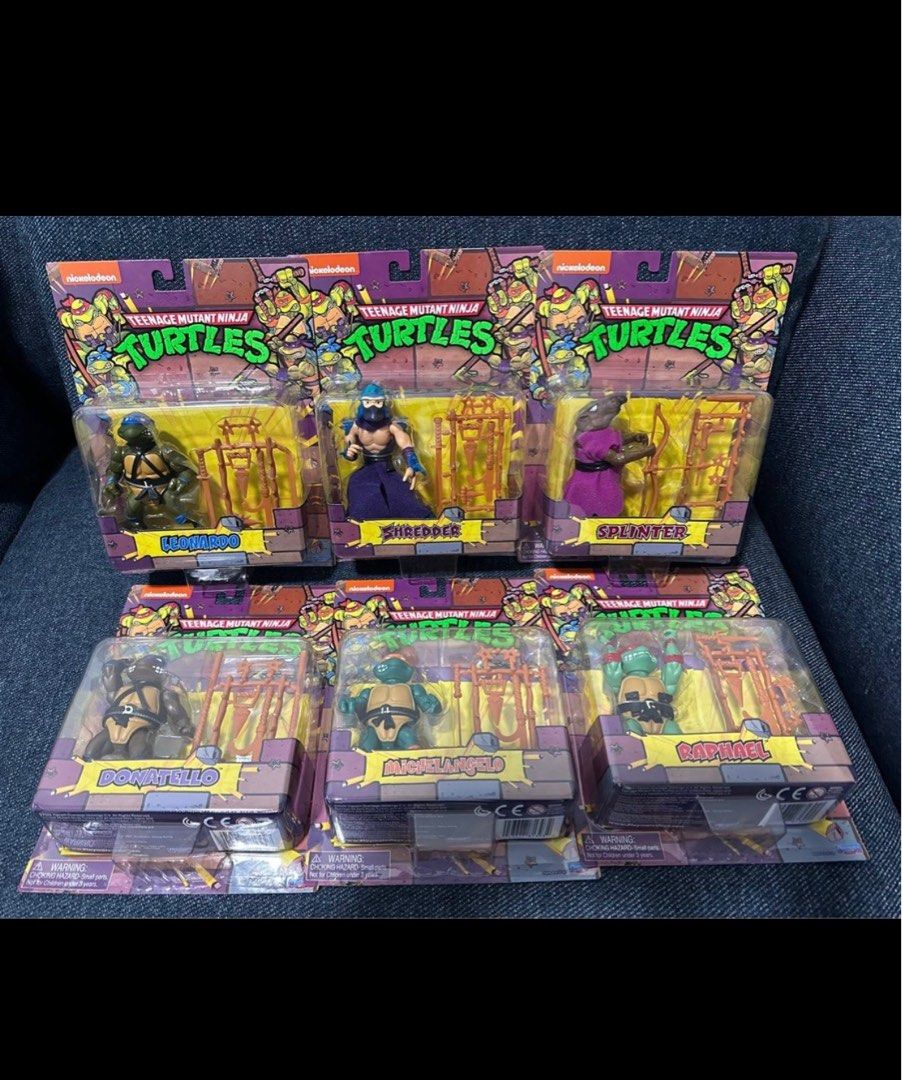 Playmates TMNT 1988 Retro (6 cards), Hobbies & Toys, Toys & Games on ...