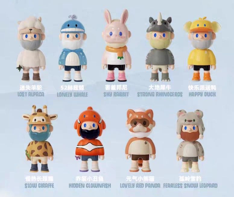 [PO] F.UN Farmer Bob Social Animal Blind Box Finding Unicorn 寻找独角兽 ...