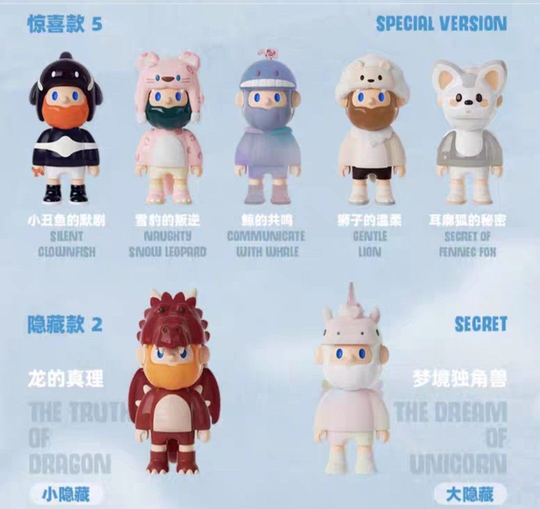 [PO] F.UN Farmer Bob Social Animal Blind Box Finding Unicorn 寻找独角兽 动物公民系列, Hobbies & Toys, Toys ...