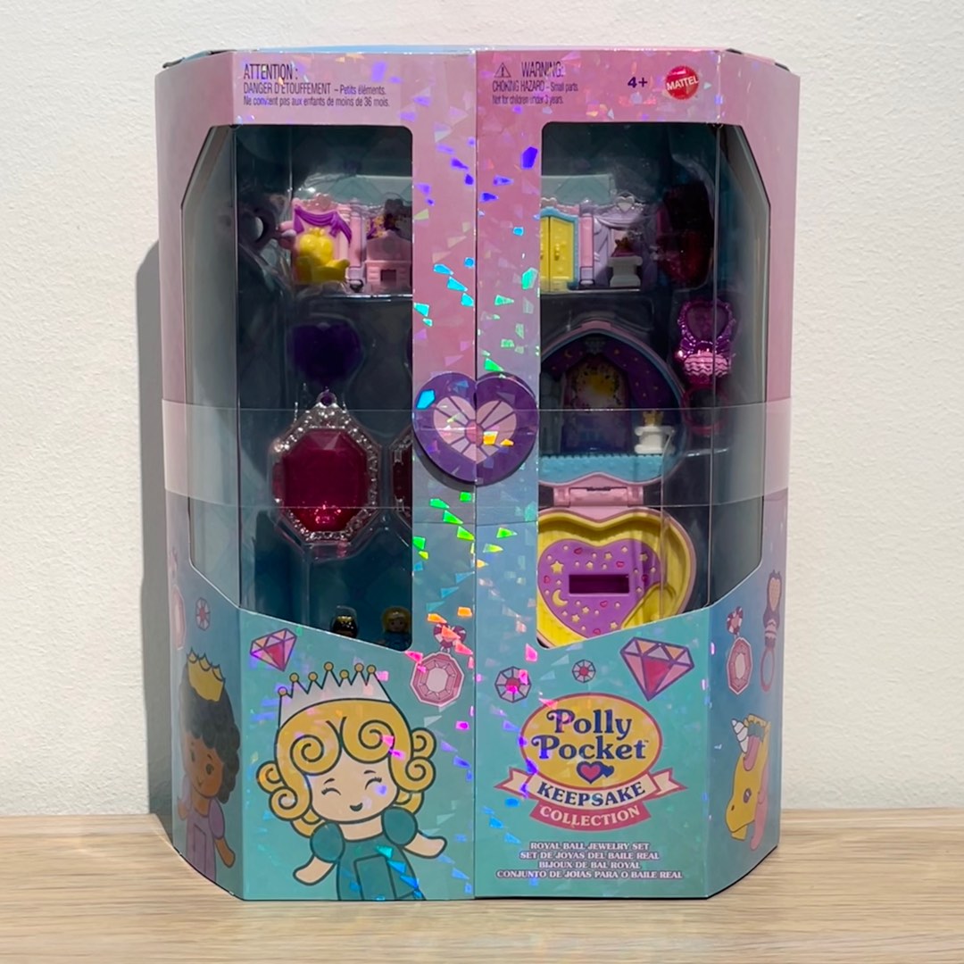 Polly Pocket Keepsake Collection Royal Ball Jewelry Set, Hobbies & Toys ...