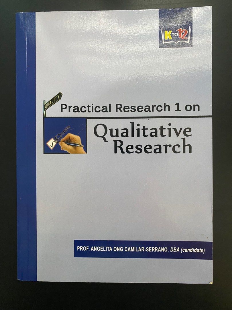 Practical Research 1 on Qualitative Research, Hobbies & Toys, Books & Magazines, Textbooks on ...