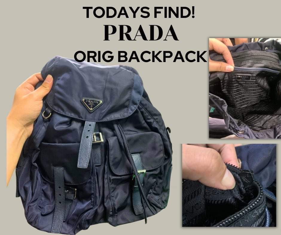 PRADA BACK PACK ORIGINAL (FRESH) on Carousell