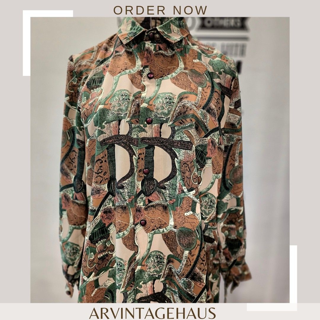 Premium Vintage Bliuse, Women's Fashion, Tops, Blouses on Carousell