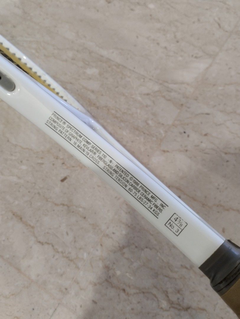 Prince Spectrum Comp 110 Tennis Racquet, Sports Equipment, Sports ... Prince Spectrum Comp 110 Tennis Racquet, Sports Equipment, Sports ...