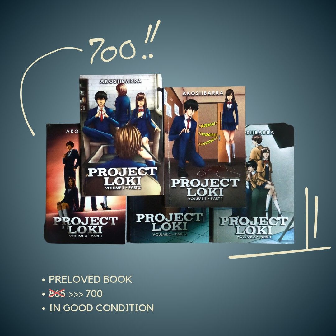 PROJECT LOKI SET (PRELOVED WATTPAD BOOK) on Carousell