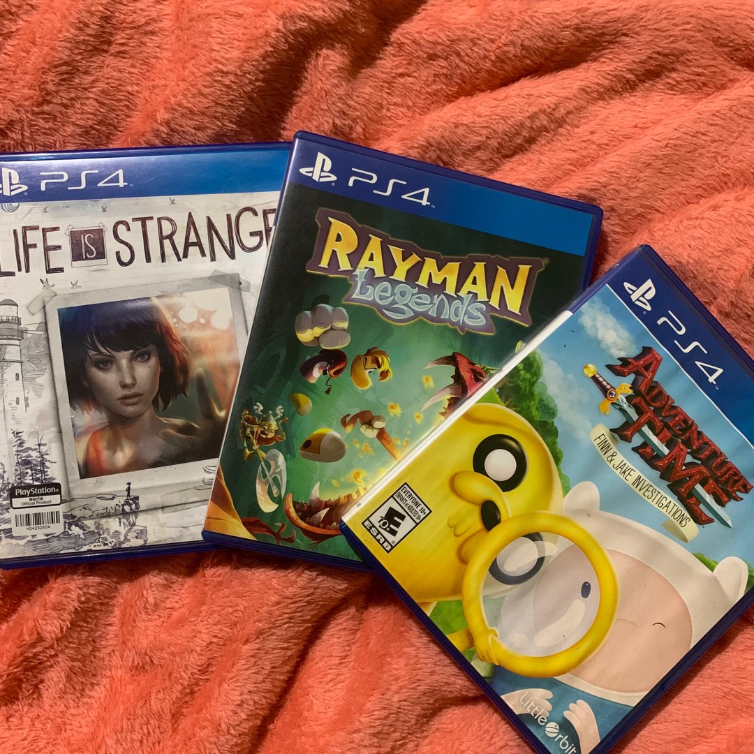 PS4 Games - Life Is Strange , Rayman Legends , Adventure Time on Carousell