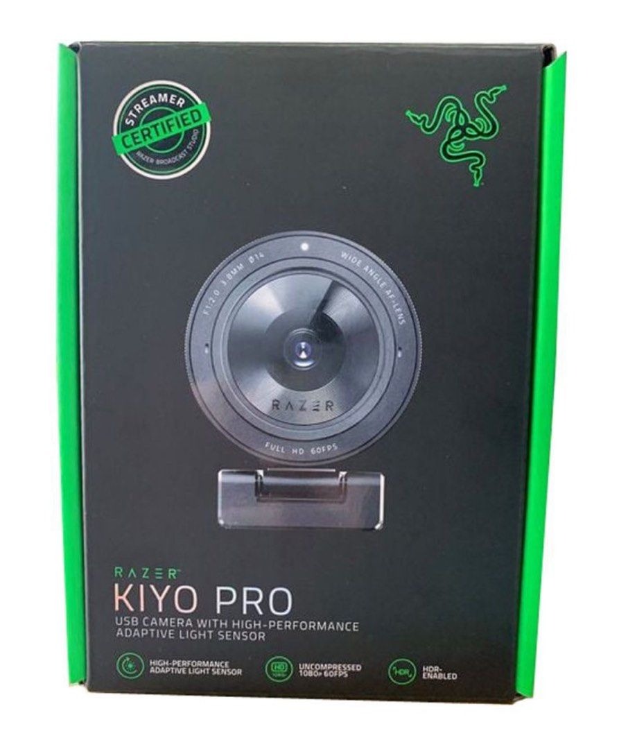 Razer Kiyo Pro - USB Camera with High-Performance Adaptive Light Sensor ...