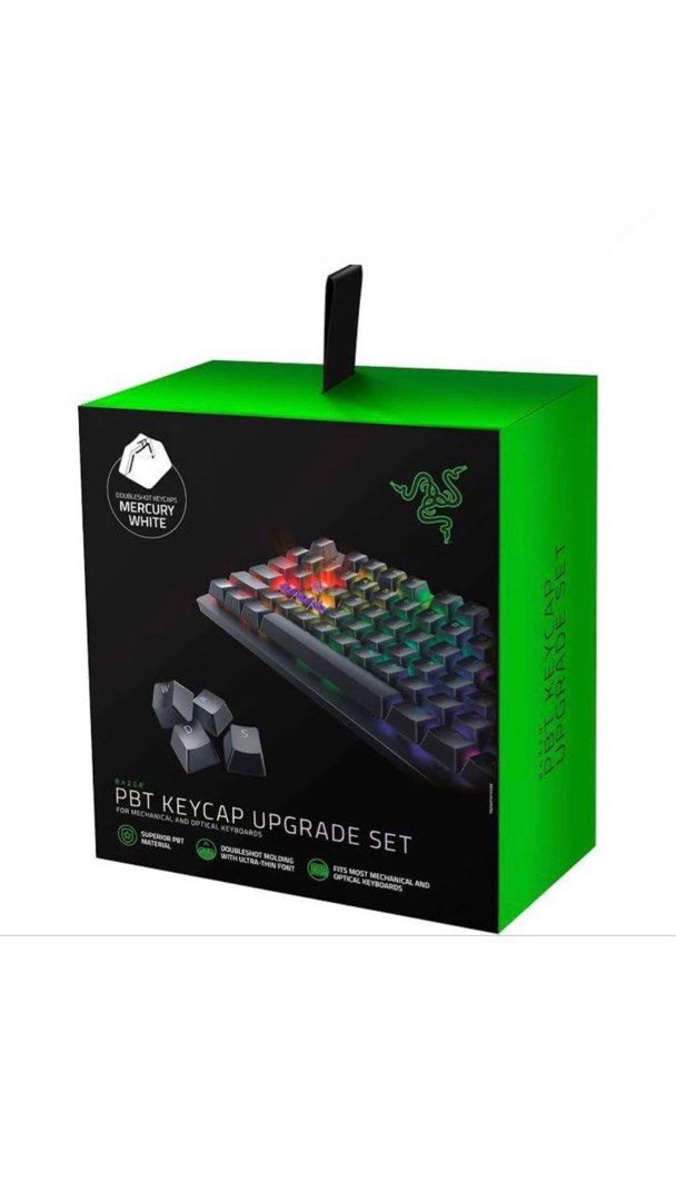 Razer PBT Keycaps (White), Computers & Tech, Parts & Accessories ...