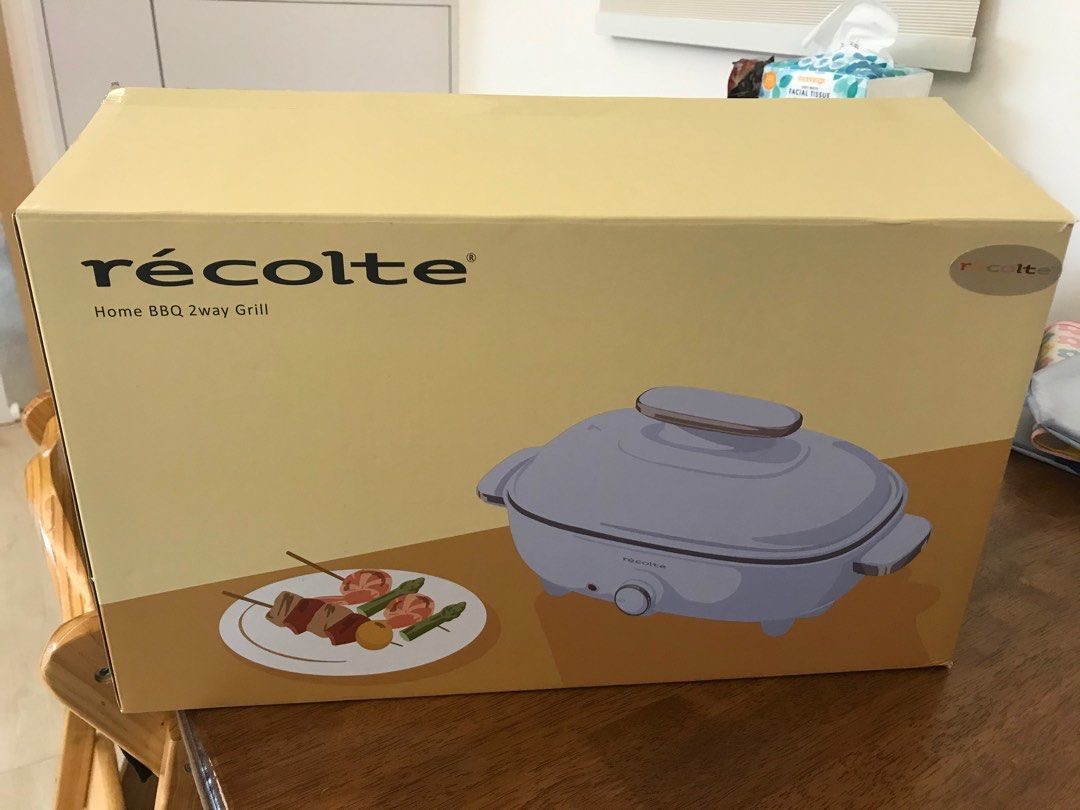 Recolte Home BBQ 2 way grill 日式雙面電烤爐, 家庭電器, 廚房電器, 燒烤爐及火鍋鍋具 - Carousell