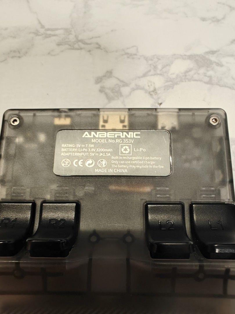 RG 353v ( dual linux / android ) black, Video Gaming, Video Game ...