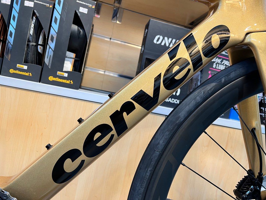 [RIS] Cervelo Soloist Gold Dust Size 48 Full Internal Routing, Sports ...